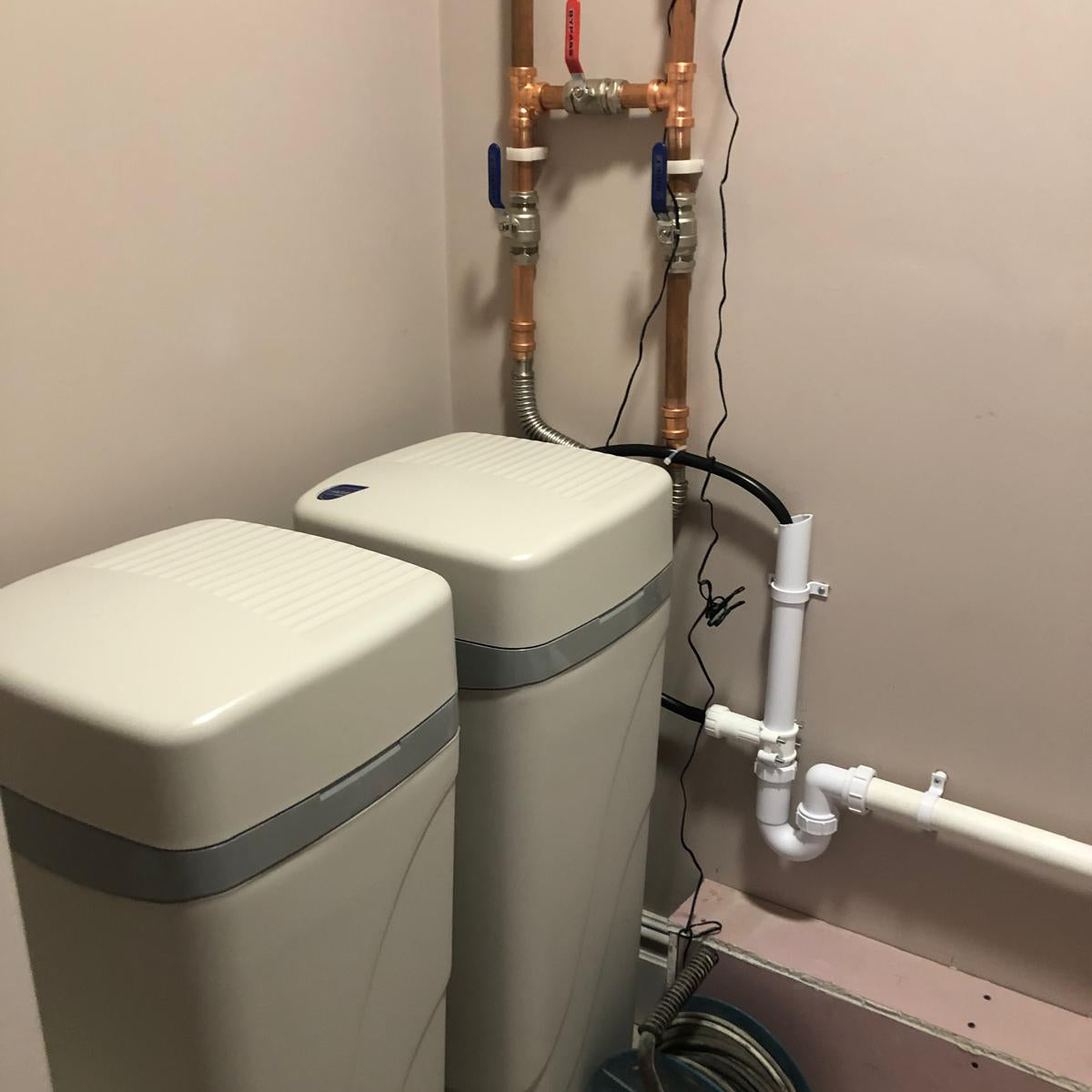 A recent installation of a Hague Watermax water softener system in a h ...